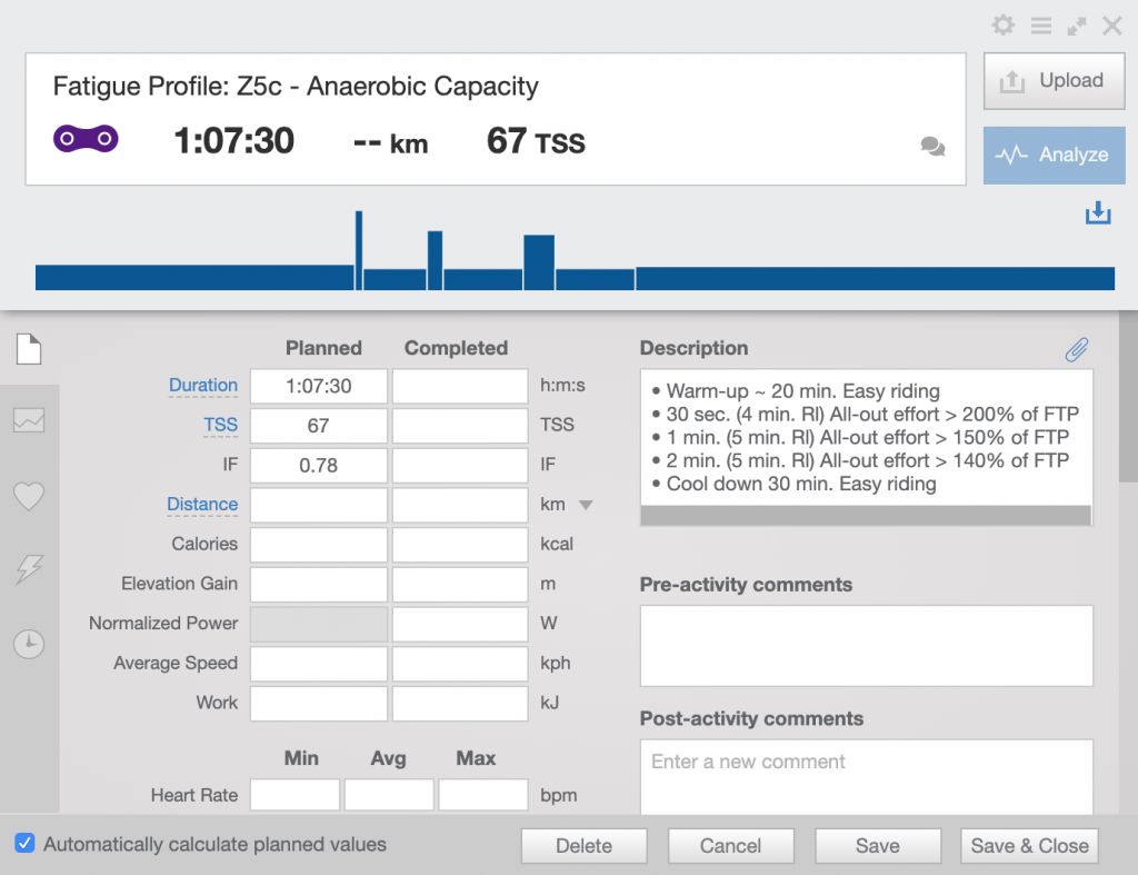 Fatigue Profile in Cycling, Test Protocols | Cycling Coach | Cyklopedia